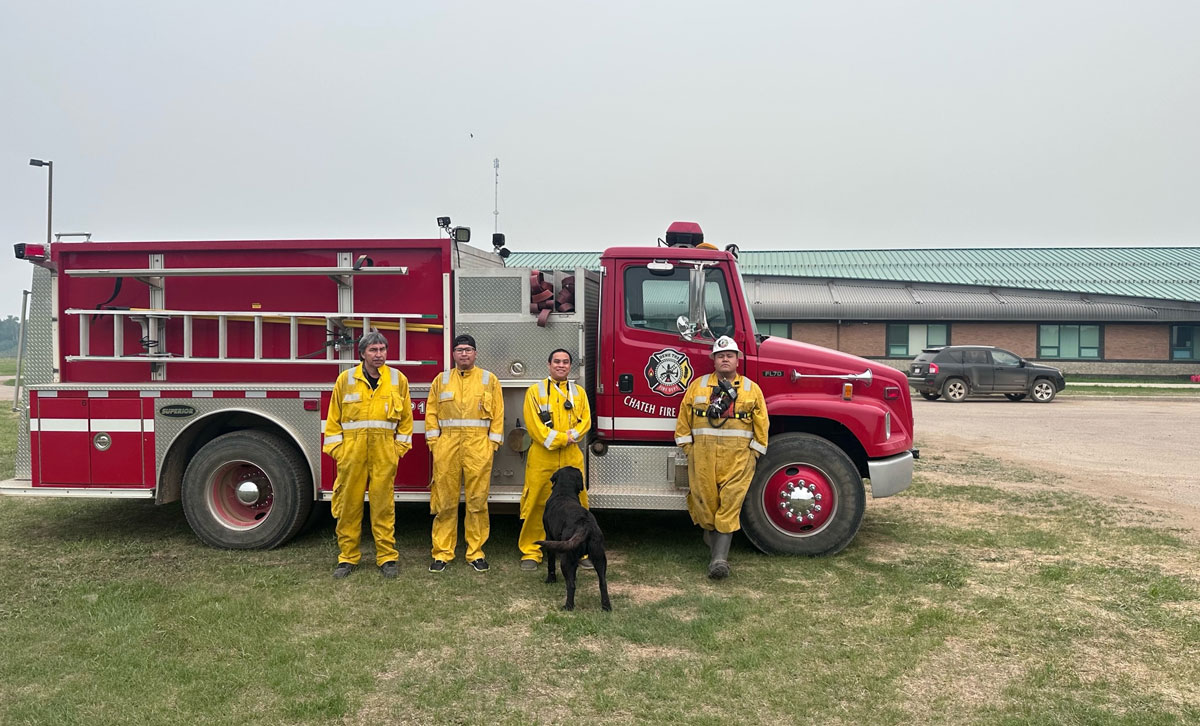 Priest on the front lines of Alberta wildfires - Catholic Saskatoon News