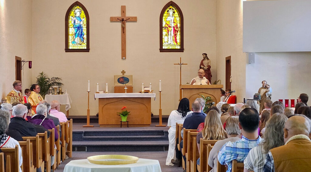 Trinite parishes hold 50th anniversary celebration for their pastor ...