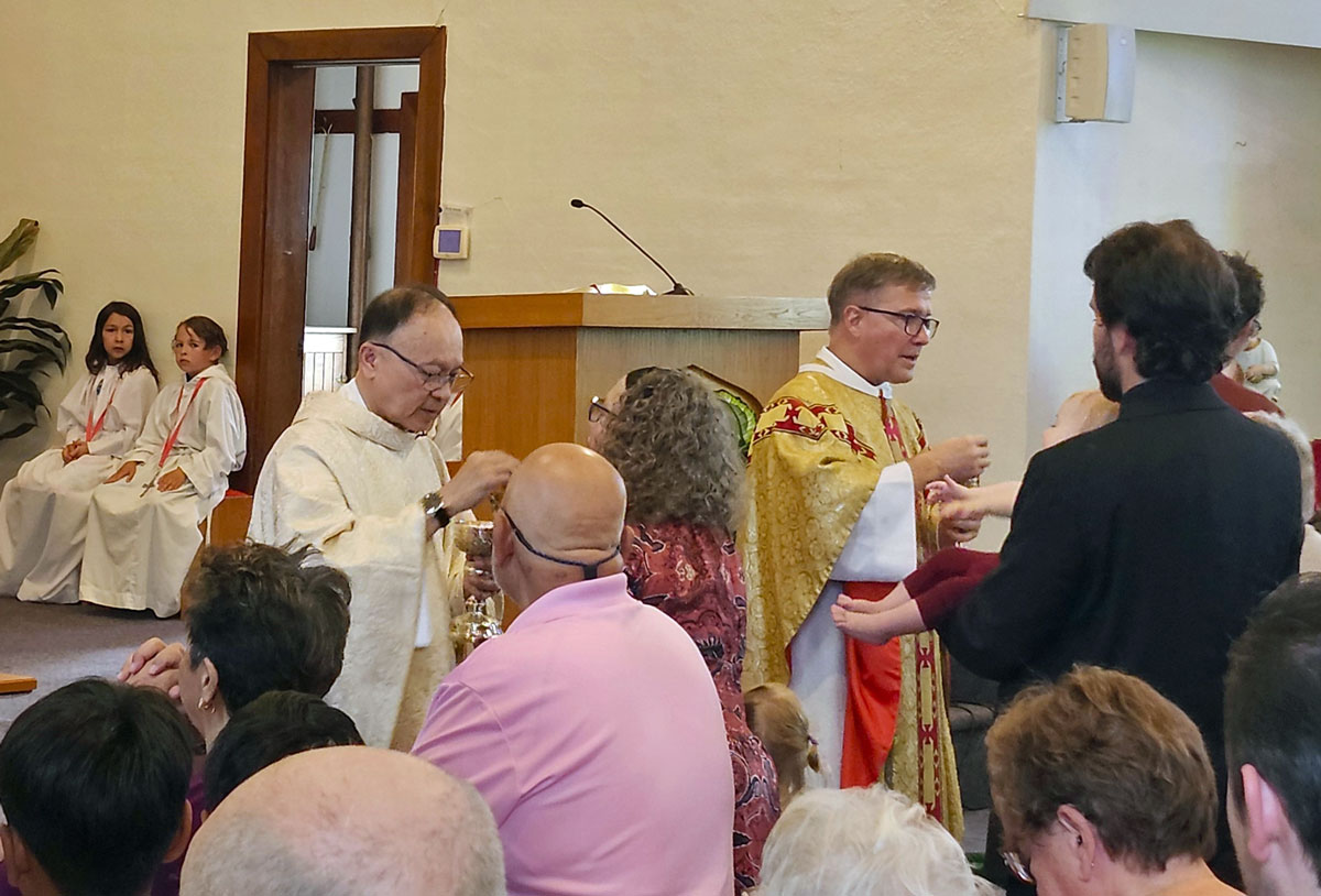 Trinite parishes hold 50th anniversary celebration for their pastor ...